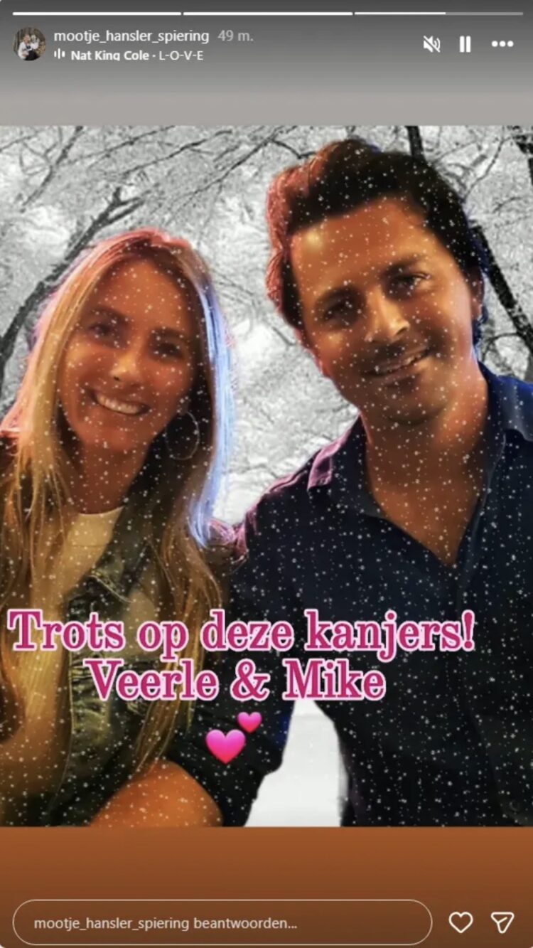 Monique Hansler deelt eerste beelden van nieuwe vriendin Mike